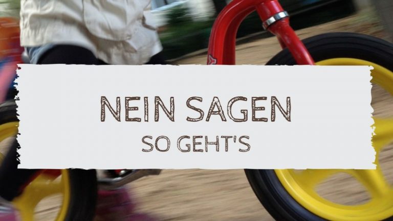 Nein sagen: Grenzen setzen in der Erziehung